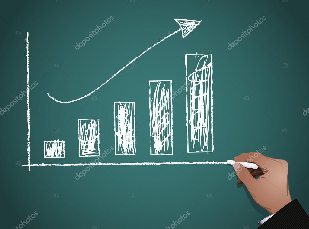 Hand drawing a chart Stock Vector Image by ©siak10b #35599191