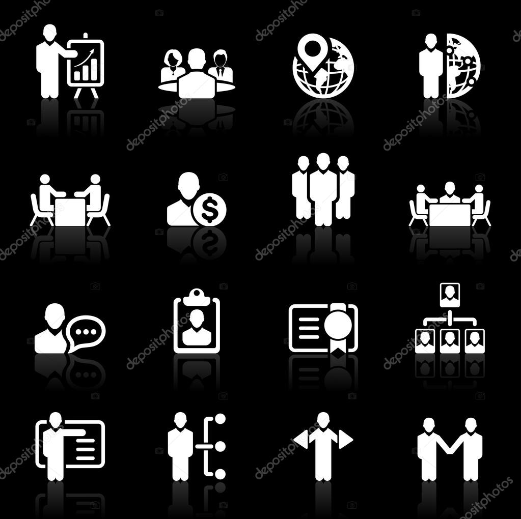 Iconos de gesti n empresarial y recursos humanos 2024