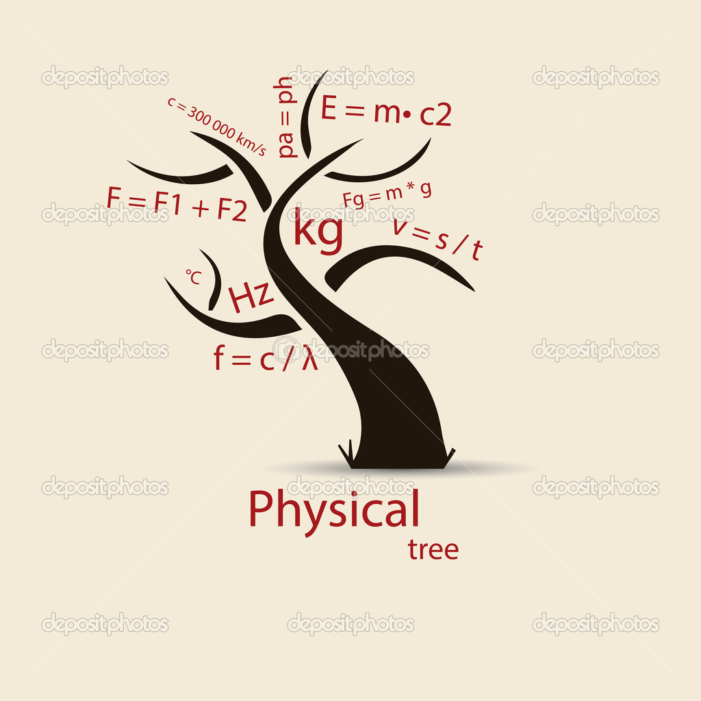 Physical tree — Stock Vector © michalsochor #44818075