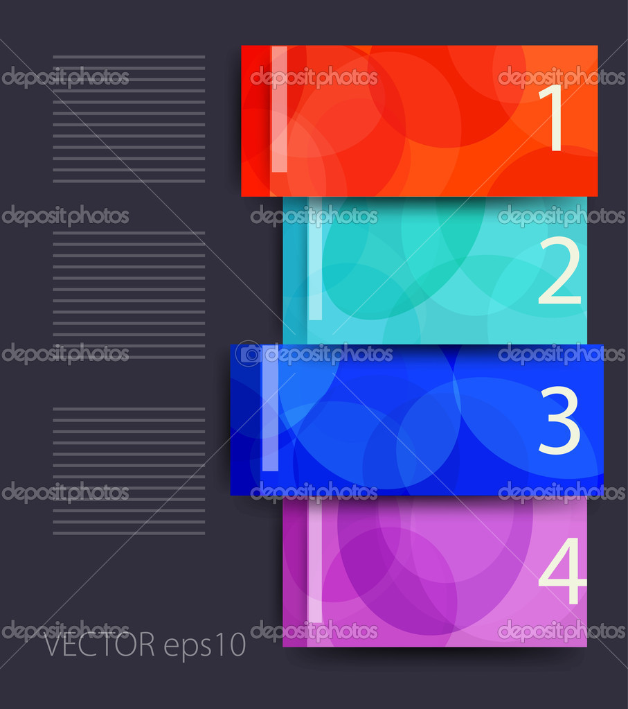 Vector Infographic flat design Stock Vector by ©Lucy_Ya 47006937