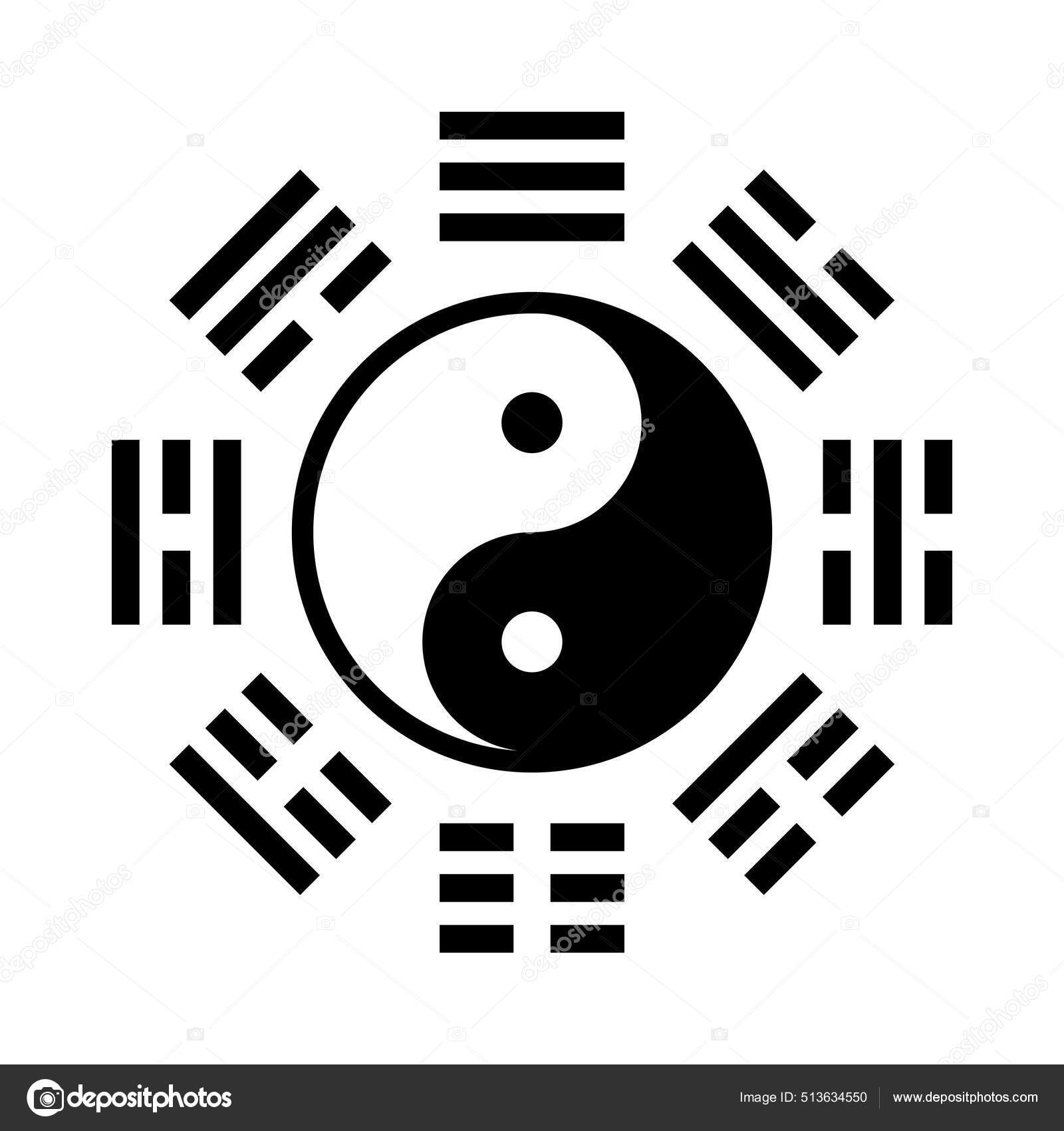 Yin Yang Bagua Symbol Tai Chi Pattern Bagua Symbol Taoism Stock Vector by ©chekman1 513634550