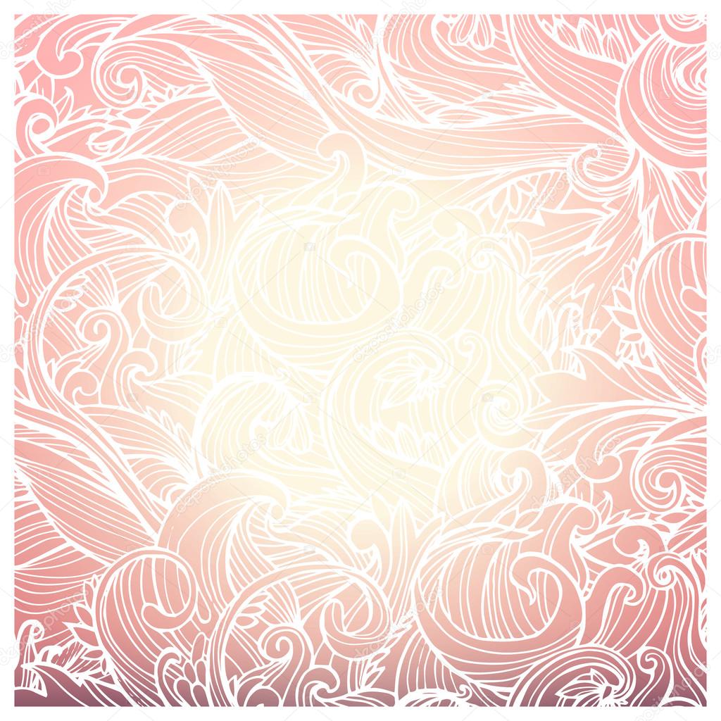 Abstract background, invitation card with ornament Stock Vector Image ...