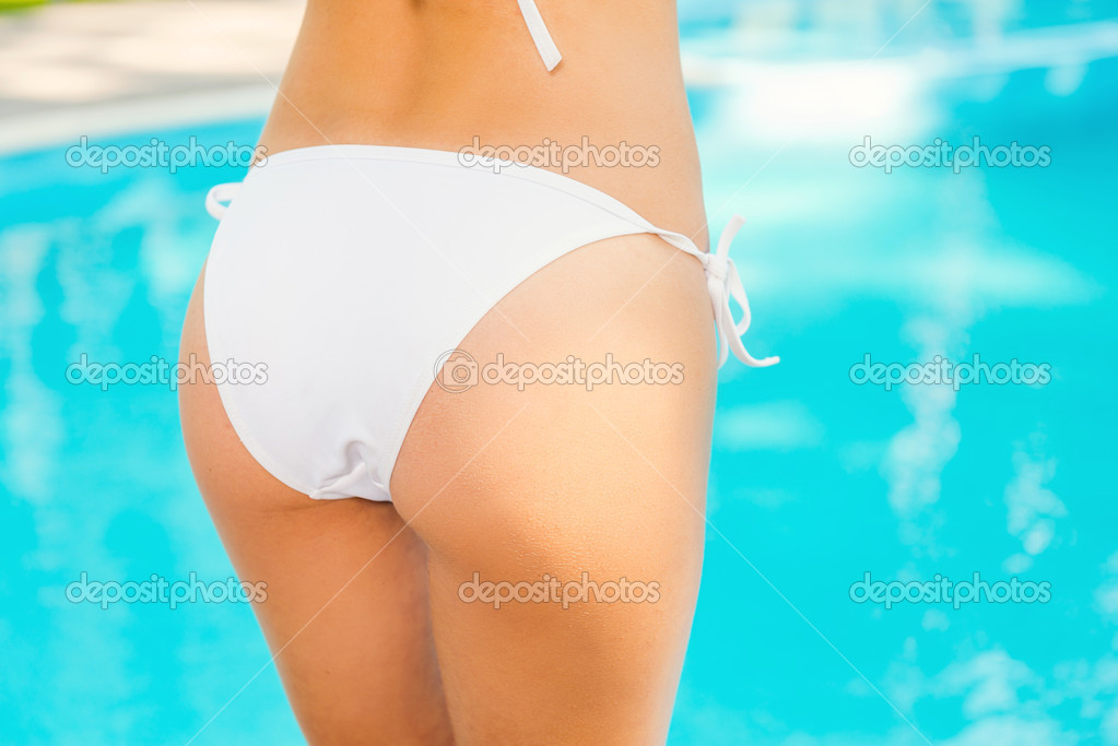 Woman with perfect buttocks by the pool — Stock Photo © gstockstudio ... Woman with perfect buttocks by the pool — Stock Photo © gstockstudio ...
