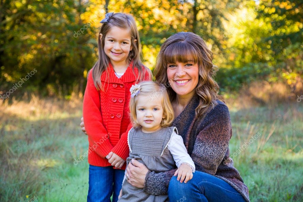 Mother and Two Daughters — Stock Photo © joshuarainey #37466643