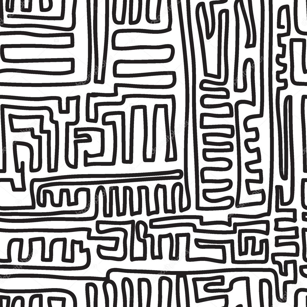 Maze line pattern Stock Vector Image by ©ZsmArt #47875537