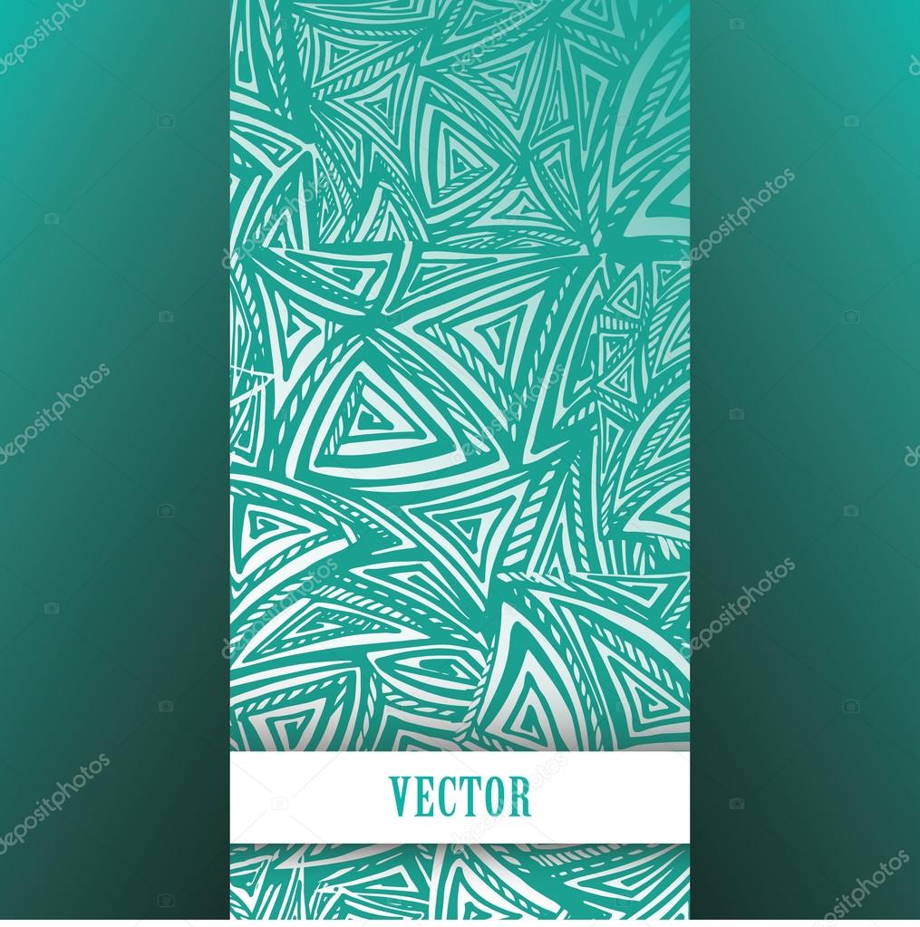 Male design template with abstract triangles — Stock Photo © Tatiana ...