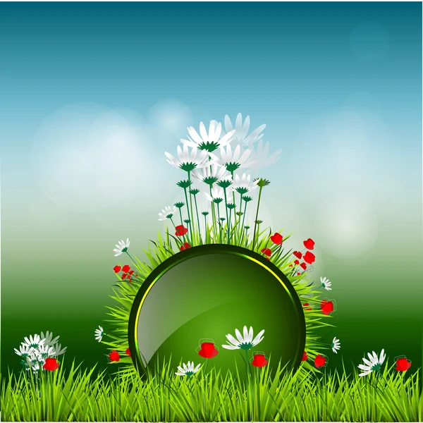 Beautiful spring background, illustration. Stock Vector Image by ...