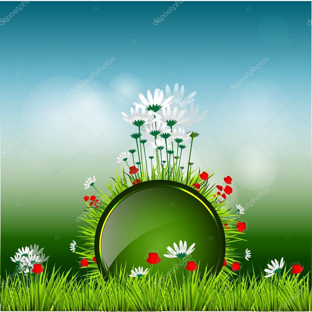 Beautiful spring background, illustration. Stock Vector Image by ...