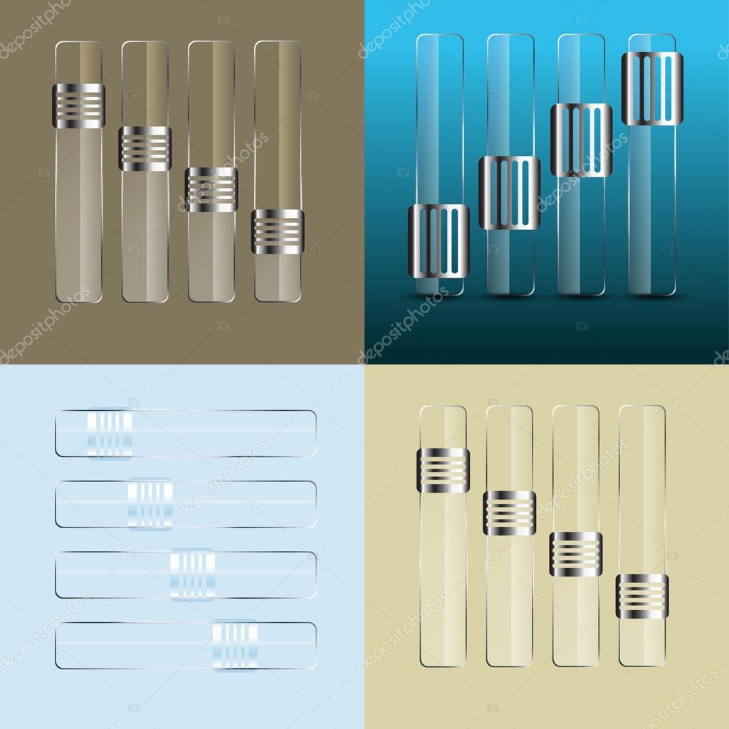 Set of the abstract minimal infographics backgrounds Stock Vector Image ...