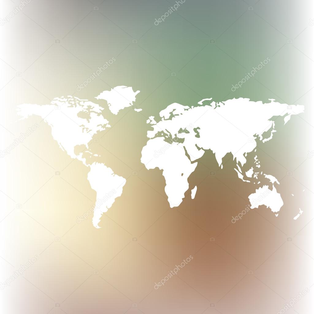World Map Illustration Stock Vector Image by ©szikszaizsuzsa #45241413