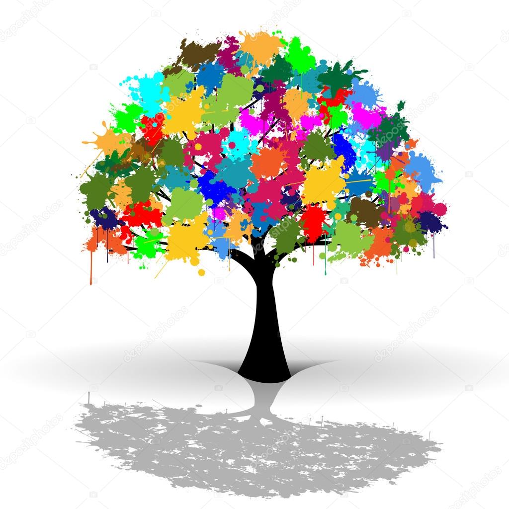 Colorful tree Stock Vector Image by ©andrijamarkovic #41094131
