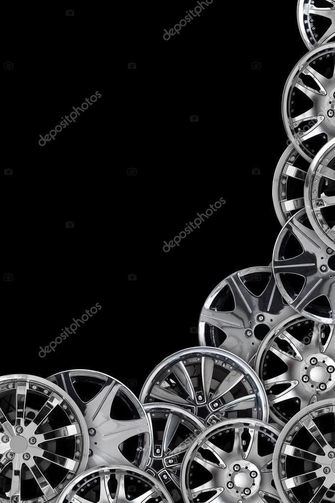Car alloy wheel background template design Stock Photo by ©koydesign ...