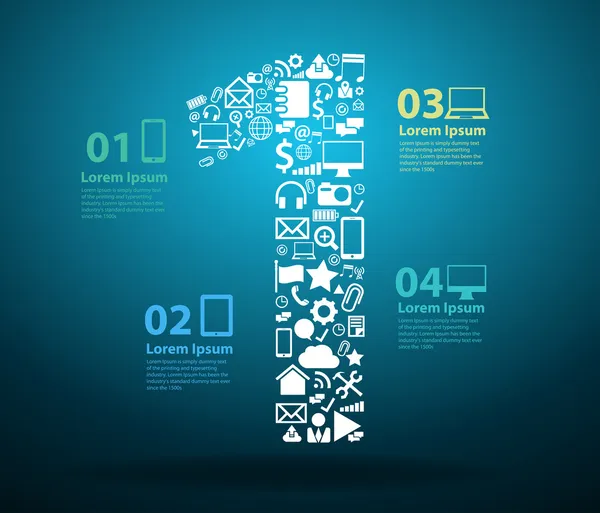 Application icons alphabet letters design Stock Vector Image by ...