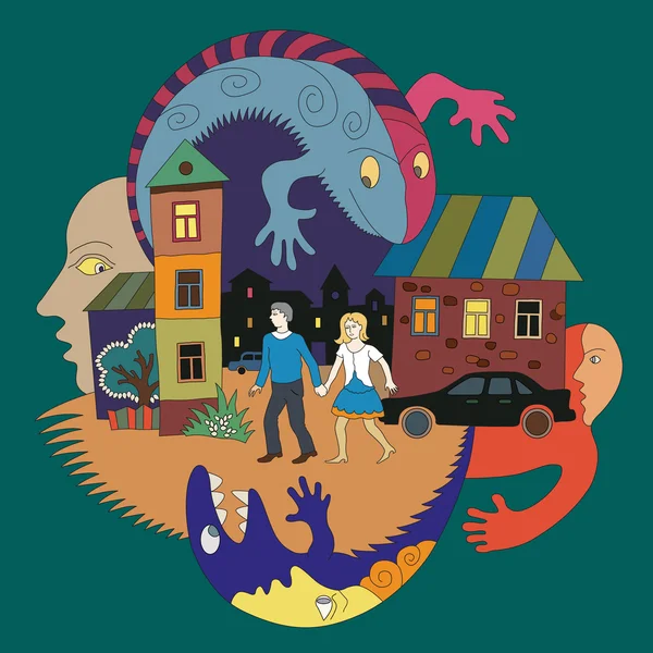 Hallucination, Royalty-free Hallucination Vector Images & Drawings ...