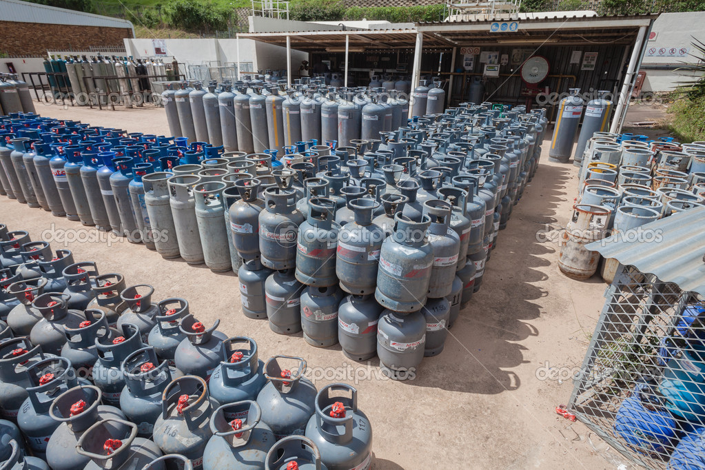Liquid Petroleum Gas Bottles Refilling Station – Stock Editorial Photo ...