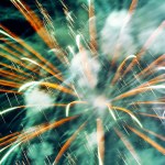 Firework Exploding Night Sky Background Stock Photo by ©YAYImages 260470592