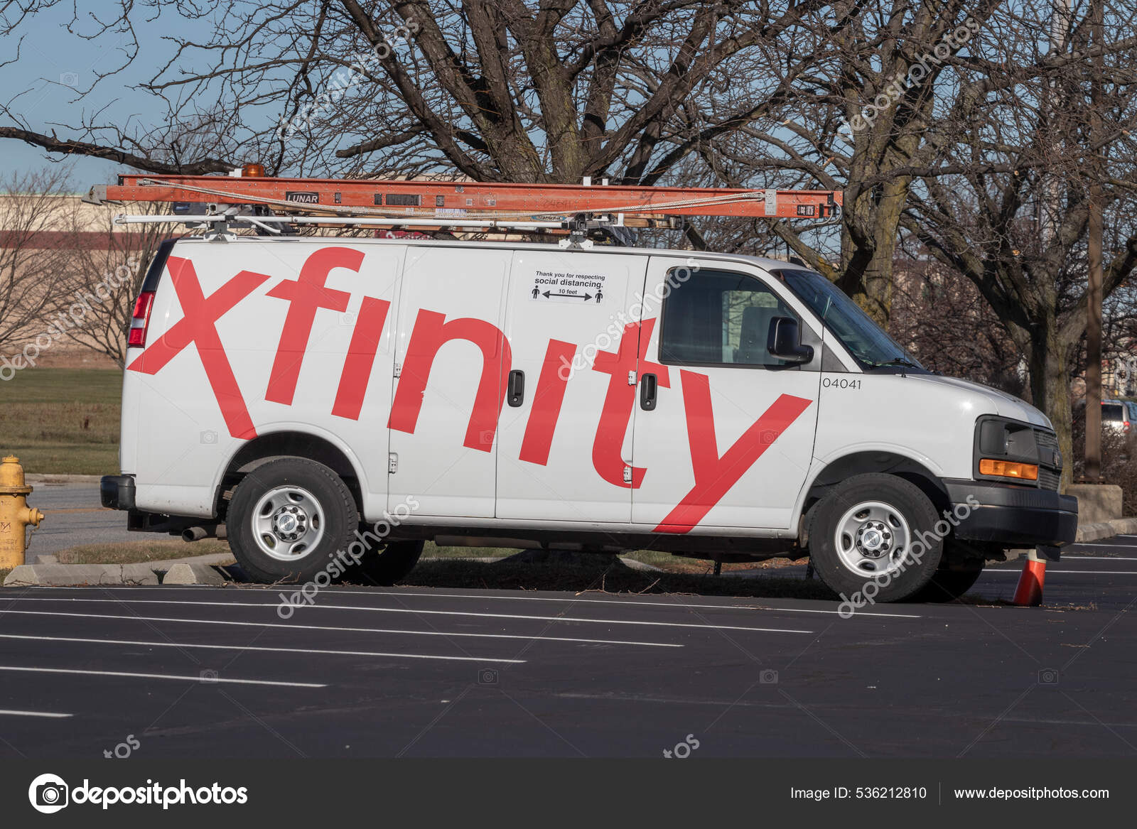 Lafayette Circa December 2021 Xfinity Branded Comcast Vehicle Comcast ...