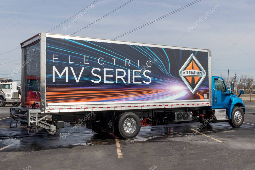 Indian polis - Circa Marzo 2022: Navistar International eMV Electric ...