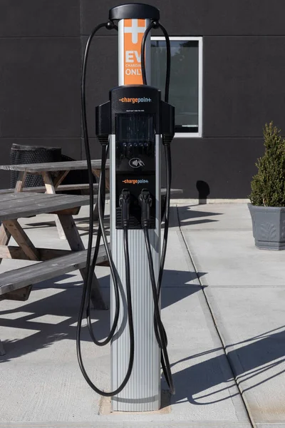 Indianapolis - Circa April 2017: Leviton Electrical Charging Station at ...