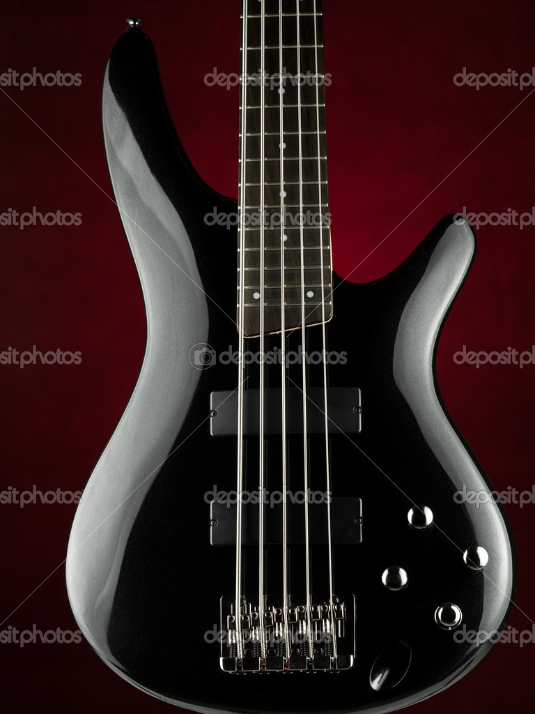 Five string electric bass ⬇ Stock Photo, Image by © vkoletic #40715093
