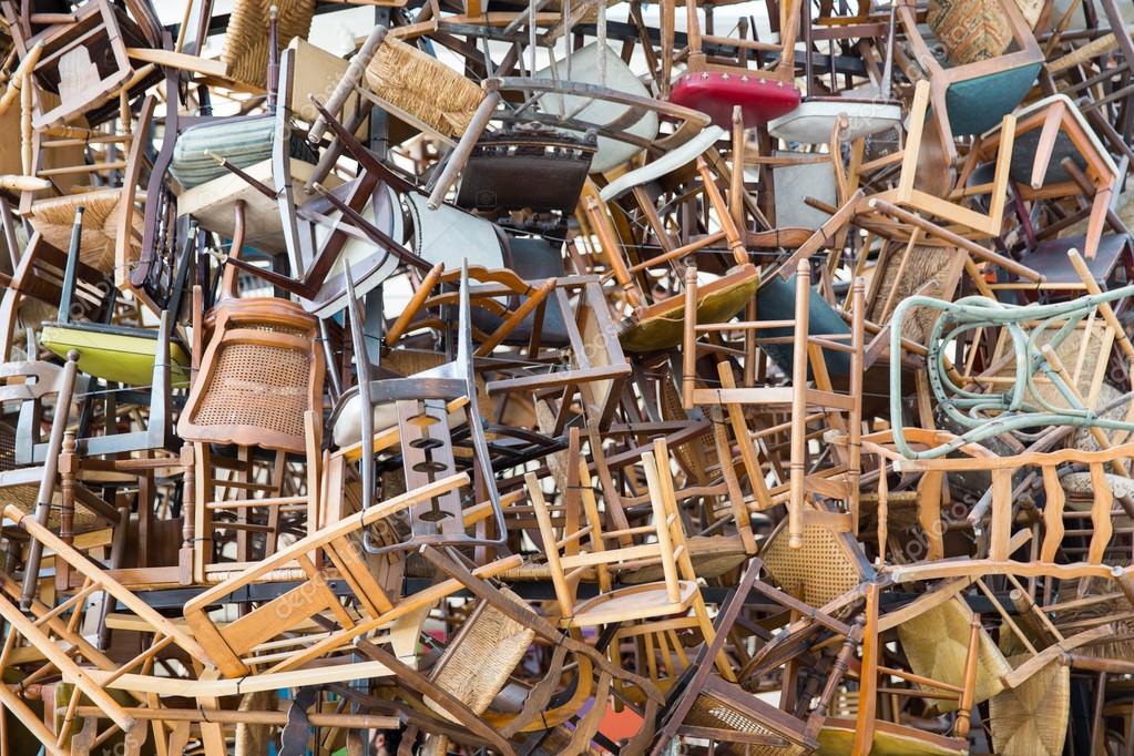 Stack of chairs — Stock Photo © mariakray #39855303