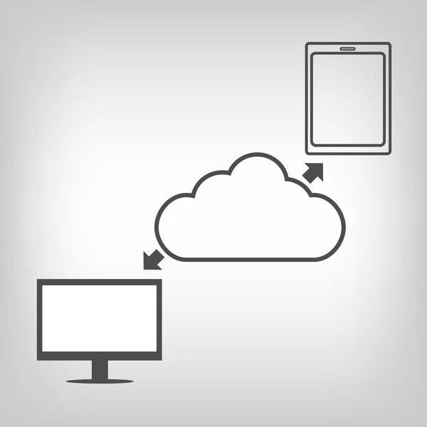 Cloud computing concept — Stock Vector © natashica #9625176 Cloud computing concept — Stock Vector © natashica #9625176