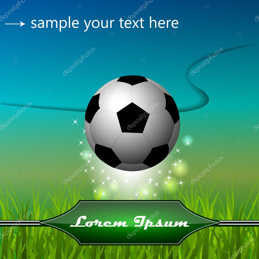 Soccer ball vector background — Stock Vector © ftotti #49190849