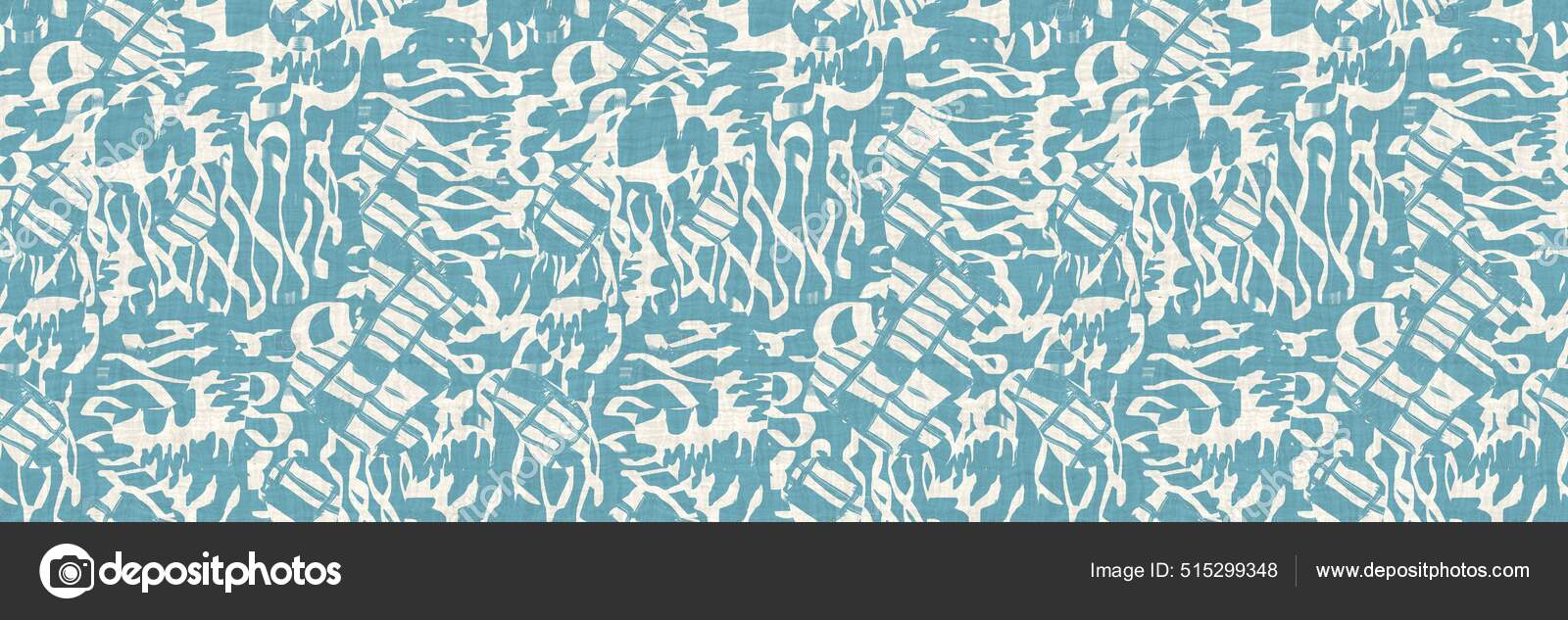 Seamless two tone hand drawn brushed effect pattern border swatch Stock ...