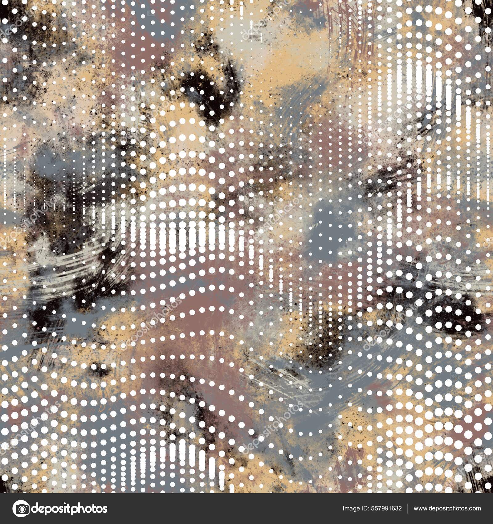 Seamless Neutral White Grungy Classic Abstract Surface Pattern Design ...