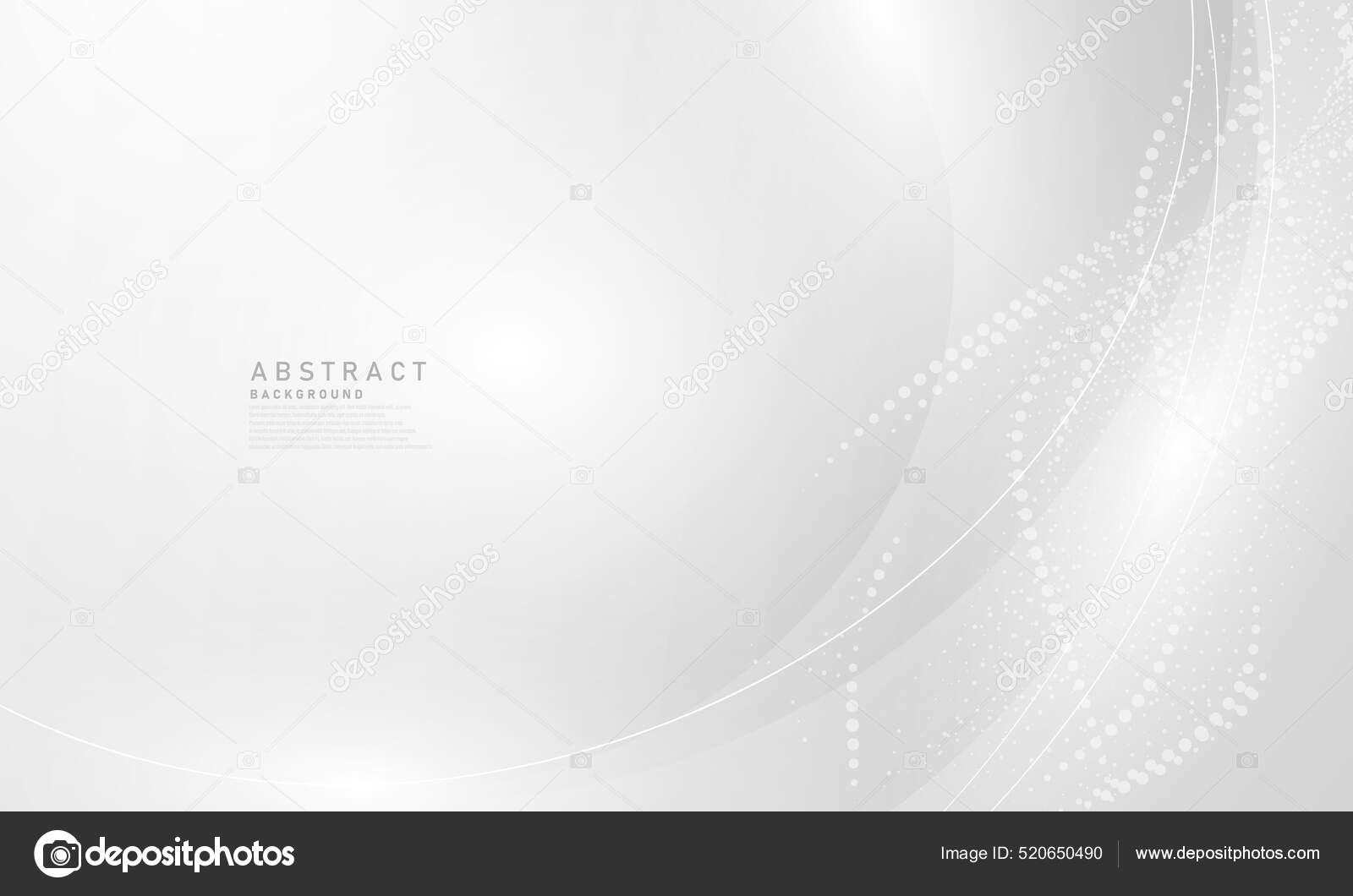 Abstract White Gray Backdrop Modern Halftone Wave Background Design ...