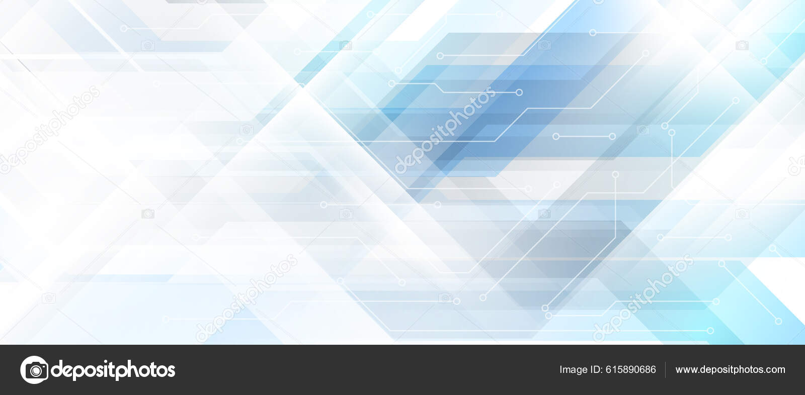 Abstract Technology Communication Concept Vector Background Stock Photo ...