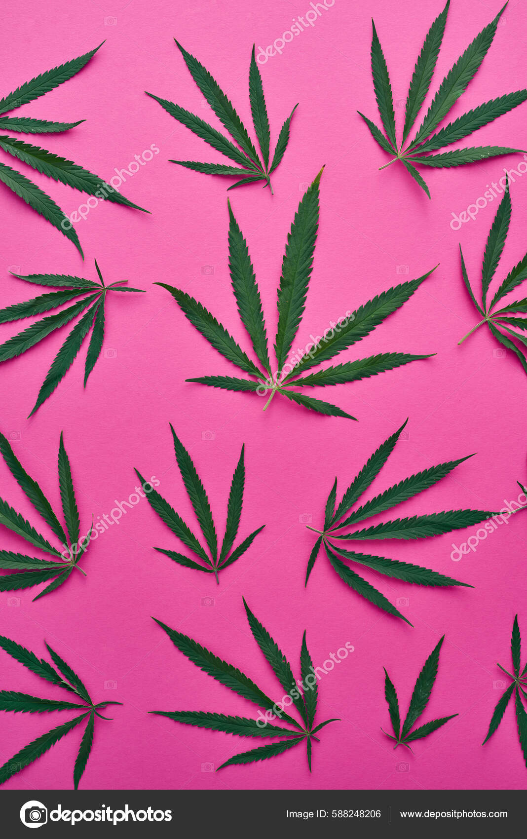Pink Weed Background