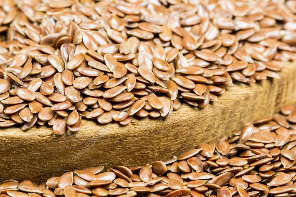 Flax seeds texture — Stock Photo © ileana_bt #47313219