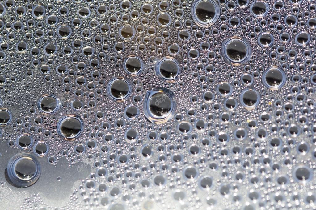 Water drops on transparent plastic surface — Stock Photo © ileana_bt ...