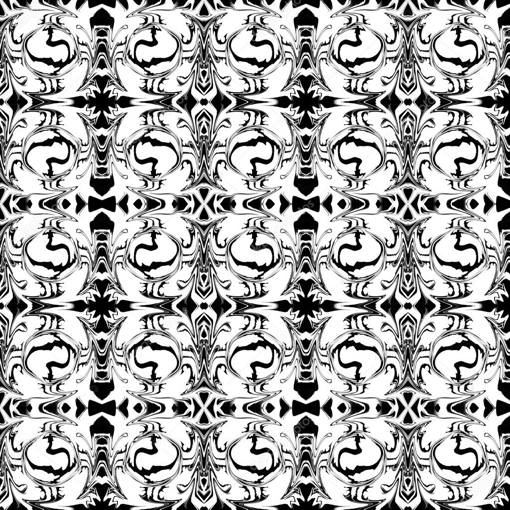 Unique, abstract pattern. Made with unique drawings and sketches ...