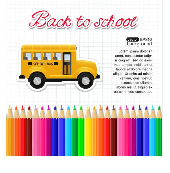 Back to school background Stock Vector Image by ©VectorGift #36521129