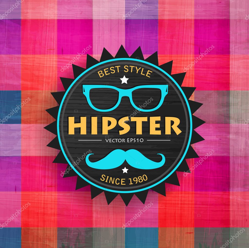 Hipster background for your retro design Stock Vector Image by ...