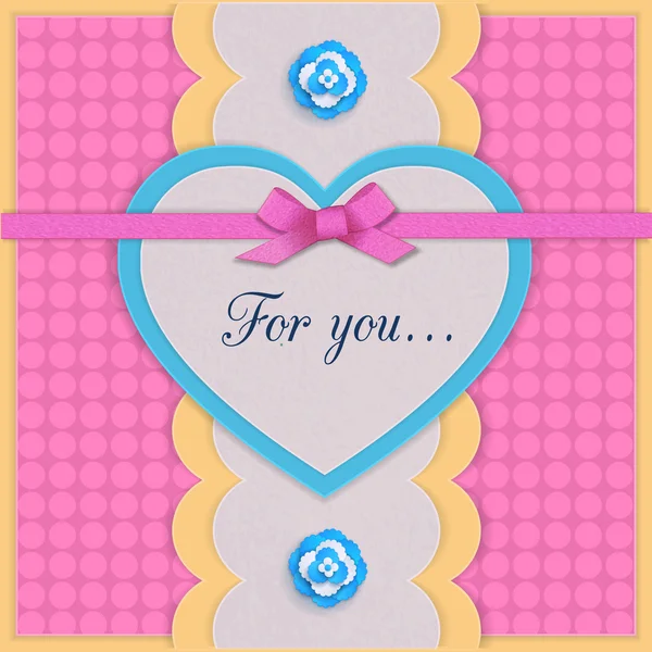 Romantic background with 3d paper flowers Stock Vector Image by ...