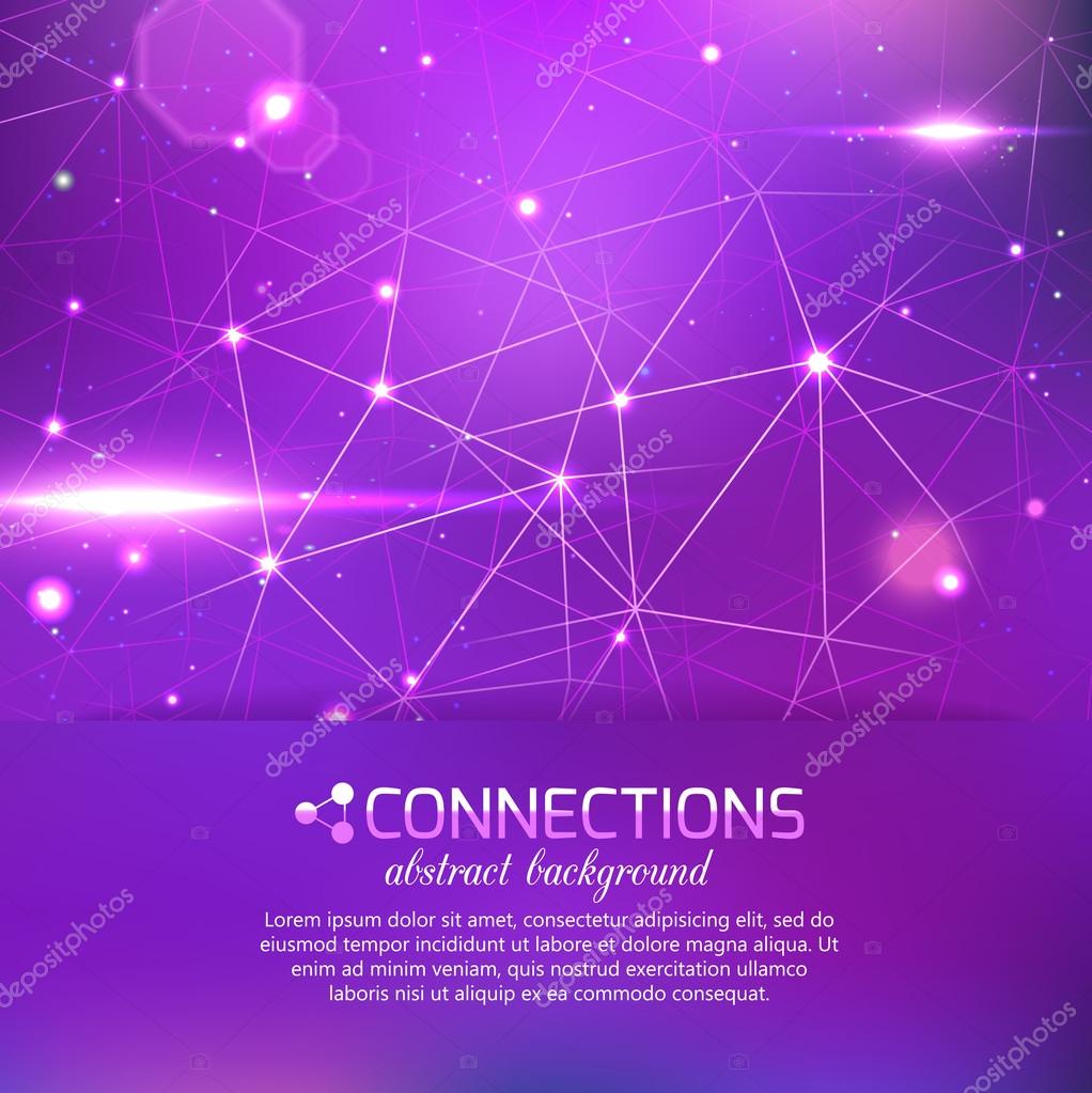 Network technology connections background Stock Vector by ©VectorGift ...