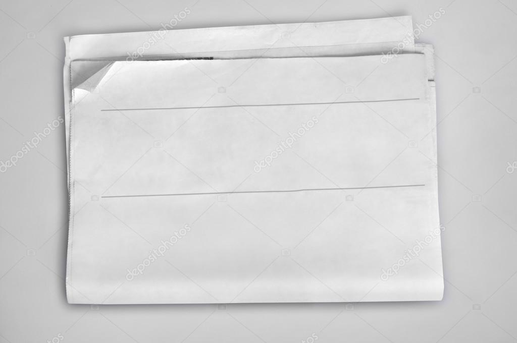 Empty newspaper Stock Photo by ©deeaf 39527113