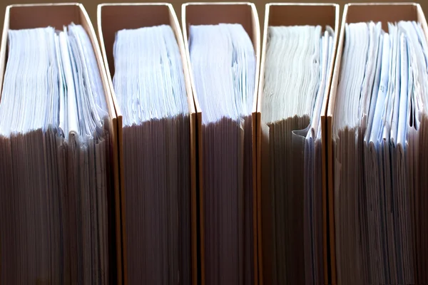 File Stack, file folder close up for background. Stock Photo by ...