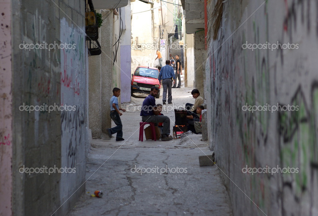 Refugee camp Balata, West Bank, Palestinian territory – Stock Editorial ...