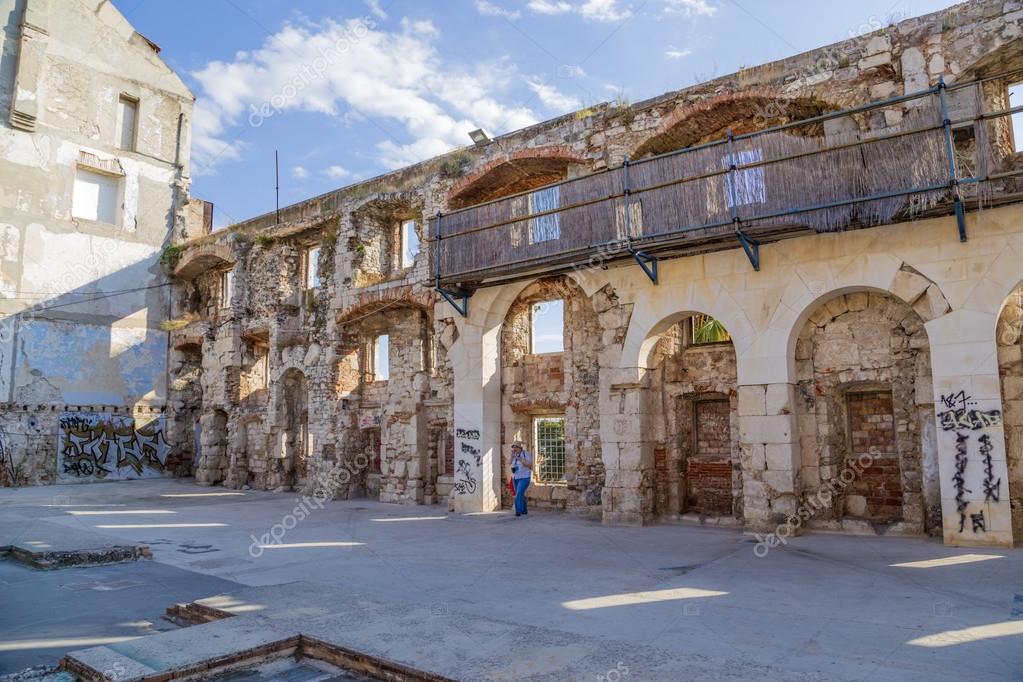 Split. Diocletian's Palace (UNESCO heritage site) Stock Photo by ©vvr ...