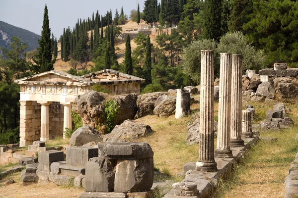 Greece, Delphi. Treasury of Athens — Stock Photo © vvr #39829973