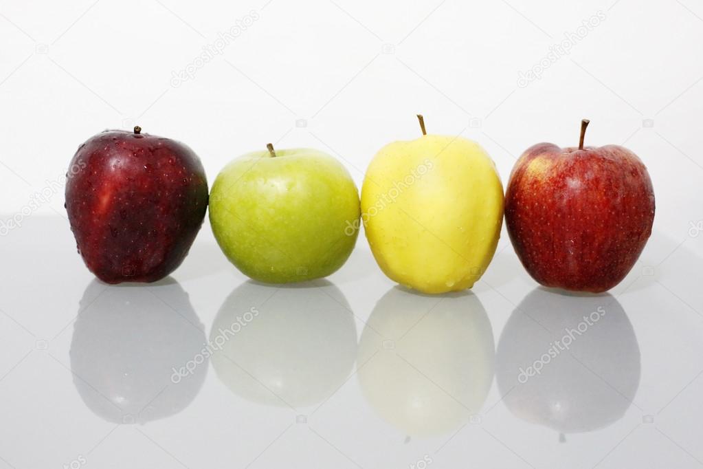 Apple difference — Stock Photo © mynoemy #40851049