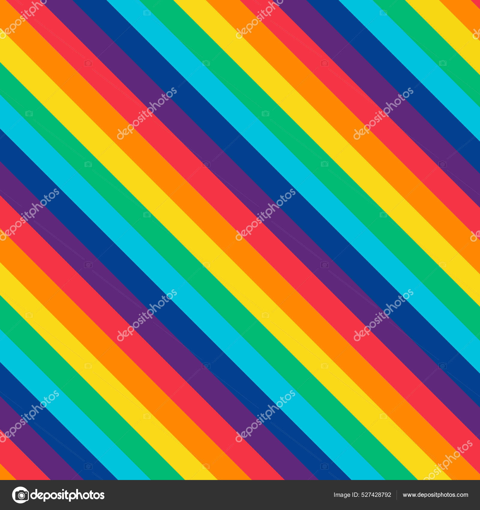 Rainbow Stripes Pattern Abstract Background Vector Illustration Stock ...