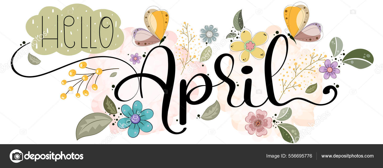 April Month Clipart