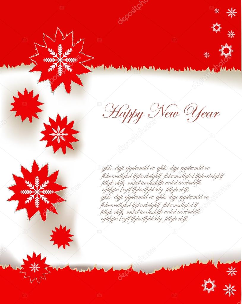 Christmas background Ripped paper effect Stock Vector by ©irstone 36903015