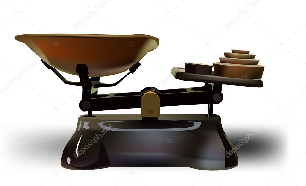 Antique scale Stock Vector Image by ©irstone #37797799