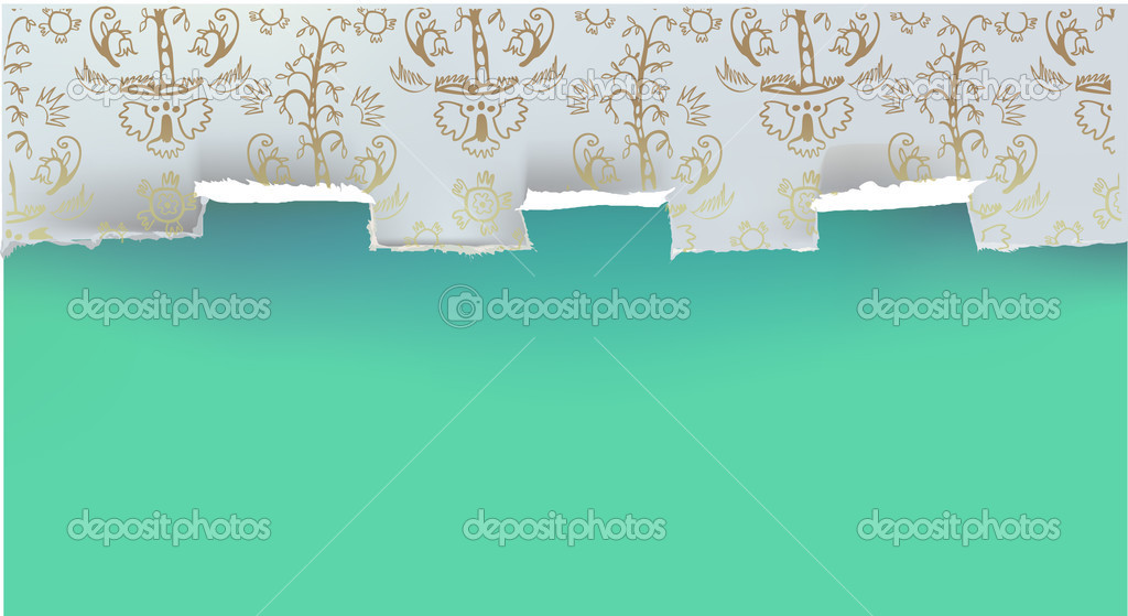 Ripped paper background Stock Vector by ©irstone 37903755